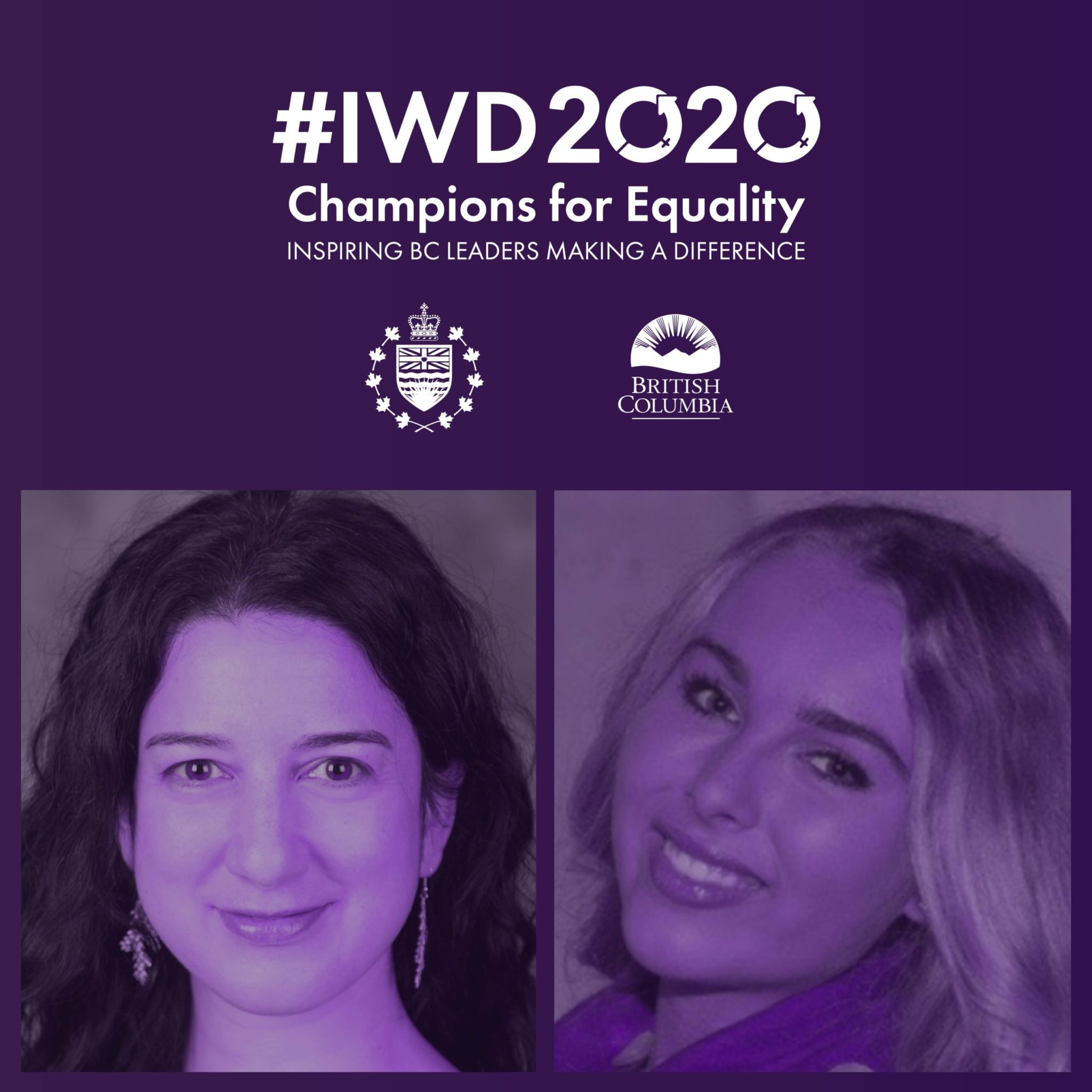 Champions for Equality: Kasari Govender and Zoe Craig-Sparrow ...